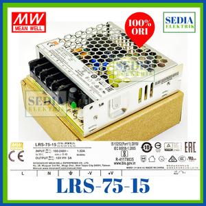 Jual Meanwell Power Supply LRS-75-15 LRS 75 15 LRS75 15 LRS7515 - Kota ...