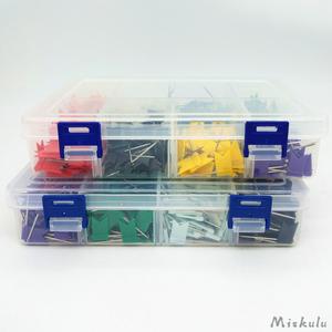 Jual 400x Assorted Flag Travel Map Push Pins, Multicolored Decorative ...