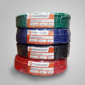 Jual Federal Kabel Microphone Stereo 2x20/0.12mm JIS Yarn 100 meter ...