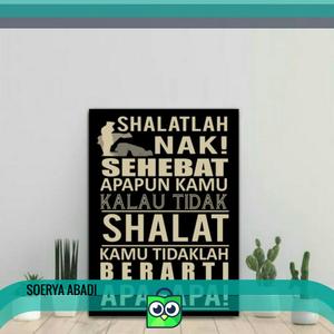 Jual HIASAN DINDING QUOTES ISLAM/POSTER KAYU/HIASAN KAMAR/HIASAN PINTU ...