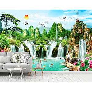Jual Wallbaner Custom DINDING Pemandangan Alam-Wallpaper Dinding 3D ...