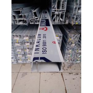 Jual Bahan Kusen Aluminium Alumunium Batangan Spandrel Double 0490 ...