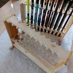Jual Rak Pancing Kayu Dudukan Joran Universal Homemade Berkualitas ...