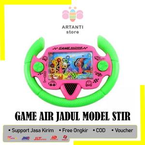 Jual Mainan Anak Game Air Jadul Model Setir Mobil / Mainan Ketangkasan ...