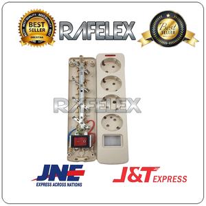 Jual ISTANALISTRIK stop kontak TANPA KABEL 2 3 4 5 6 L plus switch ...