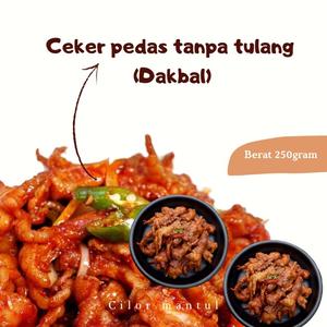 Jual FROZEN FOOD HALAL Berat 250 gr Spicy Dakbal CEKER TANPA TULANG ...