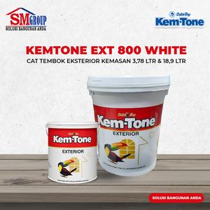 Jual Cat Tembok KEMTONE Eksterior 800 White - White, 3.78 l - Kota ...