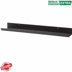 Jual Rak Dinding Ambalan Display Foto/Pajangan Bahan Besi 60cm_Hitam ...