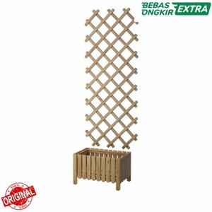 Jual Inspirasi Set Tralis Pagar Tanaman Rambat Dinding Dan Kotak Kayu ...