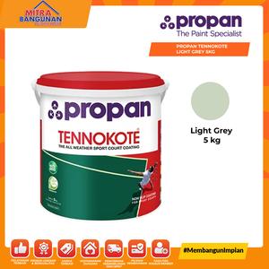Jual CAT LAPANGAN TEMBOK PROPAN TENNOKOTE LIGHT GREY 5KG - Kota ...