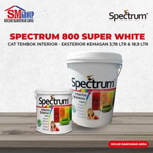 Jual Cat Tembok SPECTRUM 800 Super White - Super White, 3.78 l - Kota ...