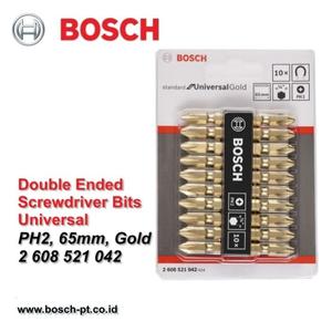Jual Mata Obeng Bosch Set 65mm PH2 Gold Double Ended - Pack 65 mm PH 2 Ori - Jakarta Barat ...