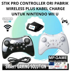 Jual Stik Pro Controller WIRELESS WIIU Stick Nintendo Plus Kabel ...