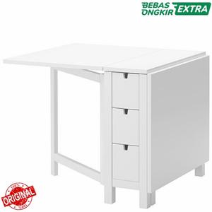 Jual Meja Kayu Lipat Besar Kokoh dg Laci Wood Folding Table Original ...