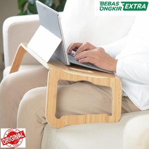 Jual Alas Leptop Bambu Lipat Portable Cantik Fleksible 42x30cm_Original ...