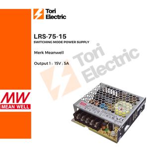 Jual POWER SUPPLY MEANWELL LRS-75-15 LRS 75 15 LRS75 15 LRS7515 - Kota ...