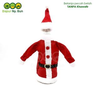 Jual DAISO - Sarung Botol Baju Santa / Santa Suit Wine Cover - Jakarta ...
