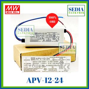 Jual MEANWELL APV-12-24 Power Supply LED Driver APV 12 24 APV1224 ...