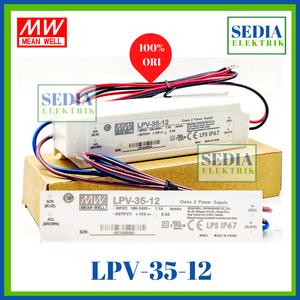 Jual MEANWELL LPV-35-12 Power Supply LED Outdoor LPV3512 LPV 35 12 ...