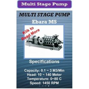 Jual EBARA POMPA MULTI STAGE PUMP MS SERIES TIPE I - Kota Surabaya - CV ...