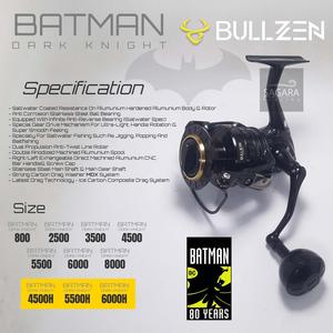 Jual Dijual Reel Bullzen Batman Reel Pancing Spinning Berkualitas ...
