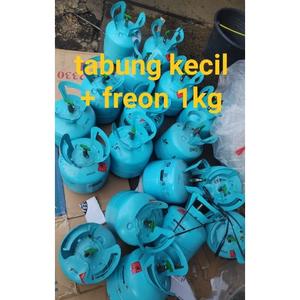 Jual tabung freon kecil bekas dsp diisi freon r134 r134a 1kg atau r22 ...
