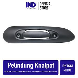 Jual Cover Tutup-Penutup Pelindung Knalpot Hitam Dop-Doff Scoopy FI-eSP ...