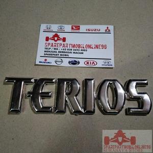 Jual Emblem Logo Tulisan Belakang TERIOS Daihatsu Terios OEM MURAH ...