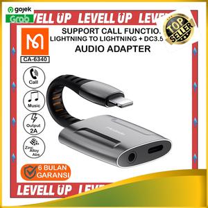 Jual MCDODO CA-6340 Converter Splitter IPHONE To Jack 3.5mm Lightning ...