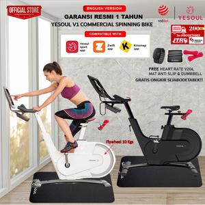 Jual YESOUL V1 Smart Spinning Bike COMMERCIAL RPM Fitness Gym Home - Putih - Kota Surabaya ...