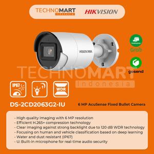 Jual HIKVISION IP CAMERA 6 MP AUDIO DS-2CD2063G2-IU - Jakarta Barat - Technomart Indonesia ...
