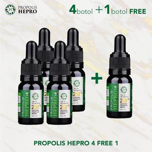 Jual PROPOLIS HEPRO Trigona Asli Indonesia - Paket 5 Botol Free 1 Box ...