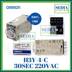 Jual Mini Timer Omron H3Y 4C H3Y-4 30 SEC 220VAC - Kota Cimahi - Sedia Elektrik | Tokopedia