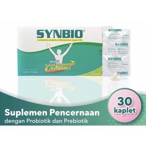 Jual Synbio strip 10 tablet probiotic lactobacillus untuk pencernaan ...