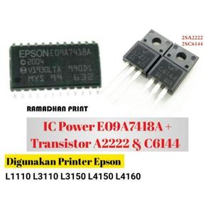 Jual E09A92GA A2222 C6144 Set Ic Power Epson E09A92GA TR A2222 C6144 ...
