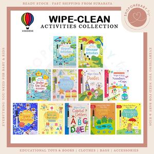 Jual Usborne Wipe Clean Activity Books Set With Marker Pen Buku Anak 1 ...