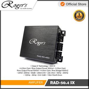 Jual Rogers Mini Amplifier 4-Channel Teknologi Class D Fullrange ...