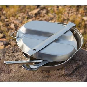 Jual KATLA Heavy Duty G.I. Mess Tins Military Cooking Set Stainless 304 ...