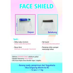 Jual Face Shield / Alat Pelindung Wajah / Safety Shields Anak - Jakarta ...