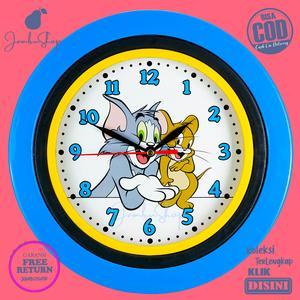 Jual Jam Dinding Quartz Anak Anak Hellokitty Doraemon Esa 759 Karakter ...