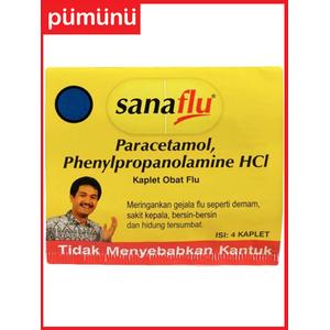 Jual Sanaflu Obat Untuk Gejala Flu [1 Strip / 4 Kaplet] - Kota Bandung ...