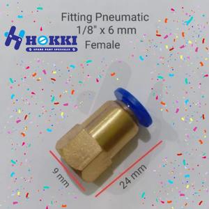 Jual Fitting Pneumatic - Female Ukuran 1/8" X 6 mm - Kab. Tangerang ...
