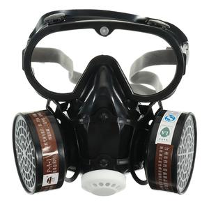 Jual Masker kimia dengan kacamata / Masker Gas Respirator Full Face ...