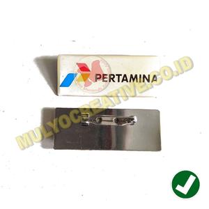 Jual Pin Logo Pertamina Warna Putih Lencana Pin Pertamina Peniti - Kab ...