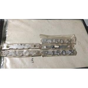 Jual simbol emblem alumimium Box tepong samping Vespa p 150 x p150x Nos ...