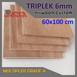 Jual TRIPLEK 6mm Custom 60x100 cm | Multiplek 6 mm 60x100cm Triplek ...