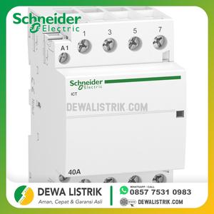 Jual [ A9C20844 ] Schneider - ICT 40A 4NO 220..240VAC 50HZ CONTACTOR ...