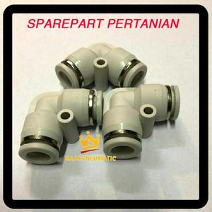 Jual FITTING NEPEL ANGIN PUTIH ELBOW BUAT SELANG 6MM KIRI KANAN PV 6MM - Kab. Sragen - Toko ...
