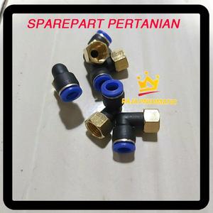Jual FITTING NEPEL ANGIN ELBOW FEMALE DRAT DALAM 1/4 KE SELANG 8MM - Kab. Sragen - Toko komplit ...