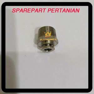 Jual FITTING NEPEL ANGIN METAL PUSH IN LURUS SELANG 6 MM DRAT 3/8 - Kab. Sragen - Toko komplit ...